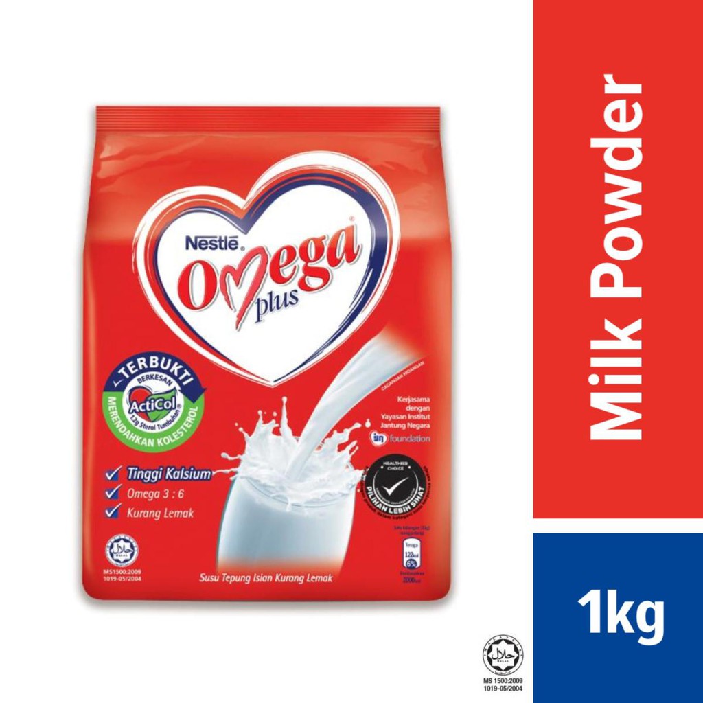 NESTLE OMEGA PLUS Milk Powder 1kg | Shopee Malaysia