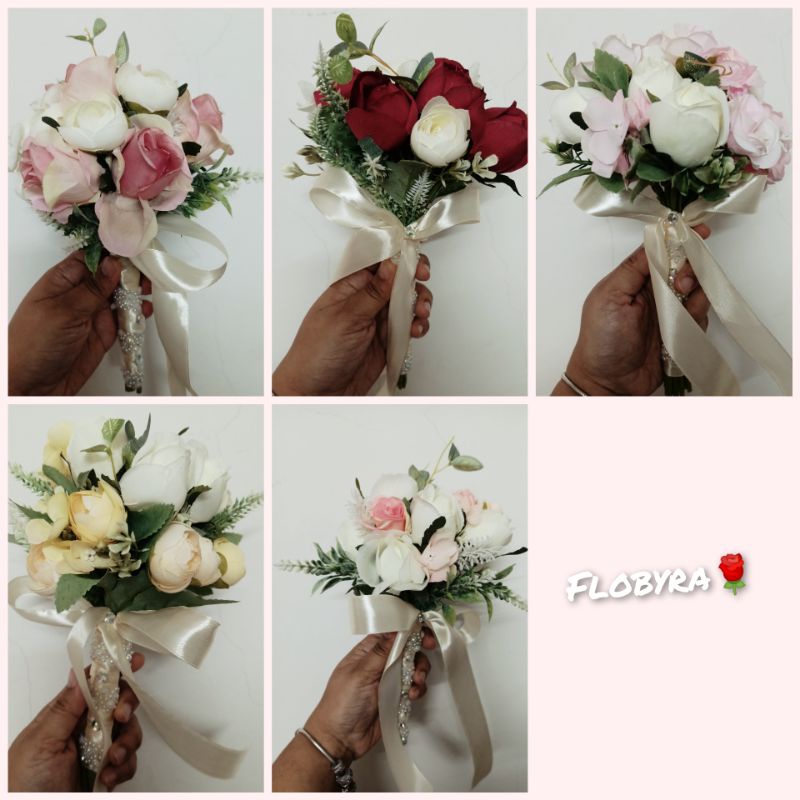 Bunga tangan, hand flowers, artificial flowers, majlis perkahwinan ...