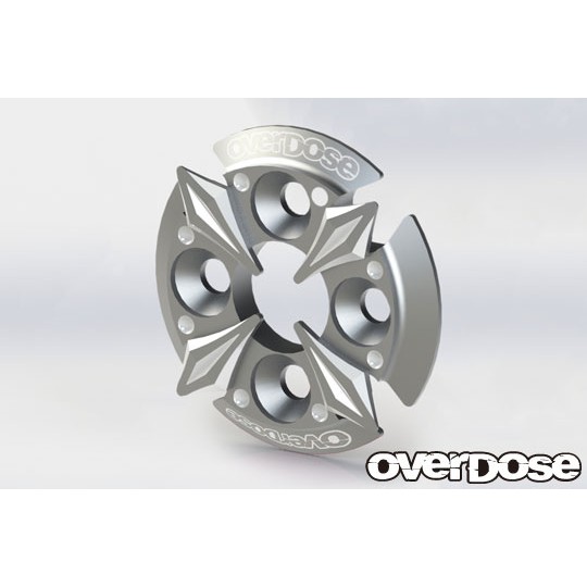 OVERDOSE OD2671 Spur Gear Support Plate Type-5 (Silver) | Shopee Malaysia