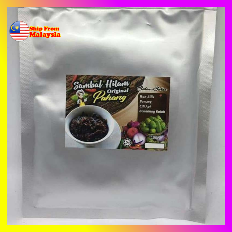 SAMBAL HITAM PAHANG (100GM) - dapureletrik | Shopee Malaysia