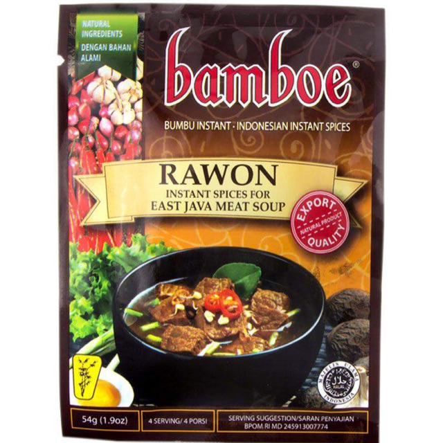 Bumbu Rawon Bamboe 54 gr/bamboe/bamboe rawon/rawon/bumbu rawon | Shopee ...