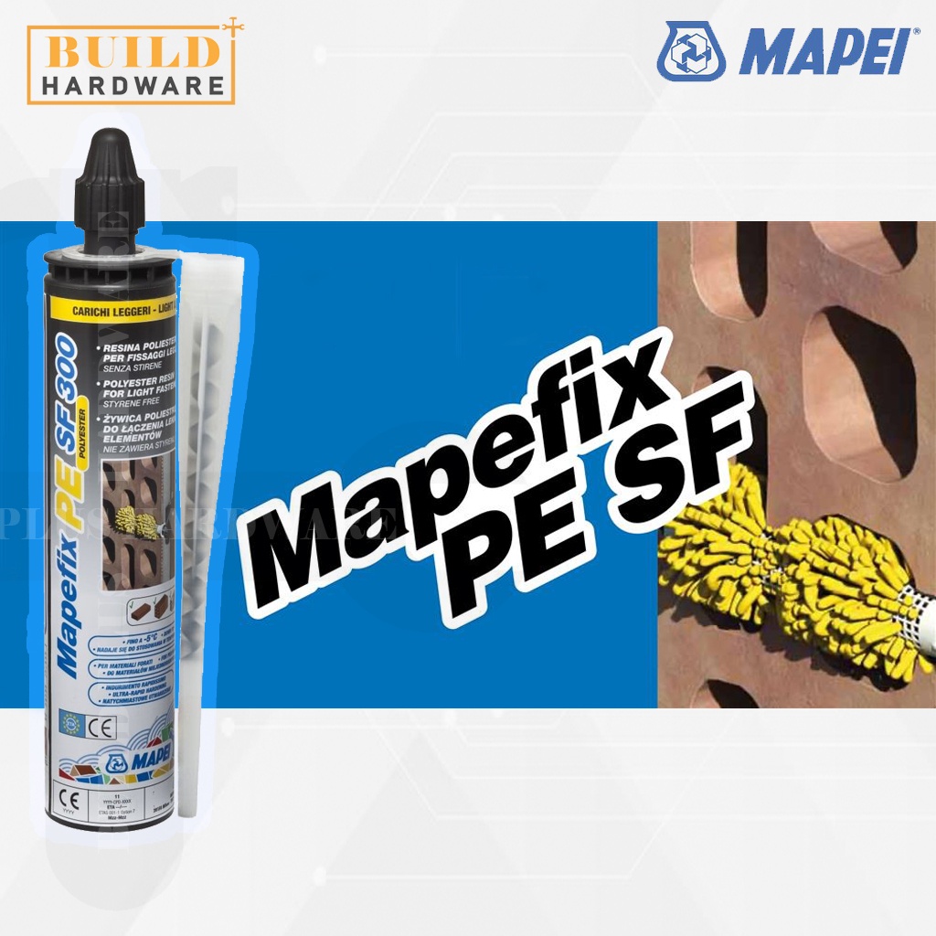 MAPEI 300ml Mapefix PE SF 300 锚固化学胶粘剂 Styrene-free Polyester Resin ...