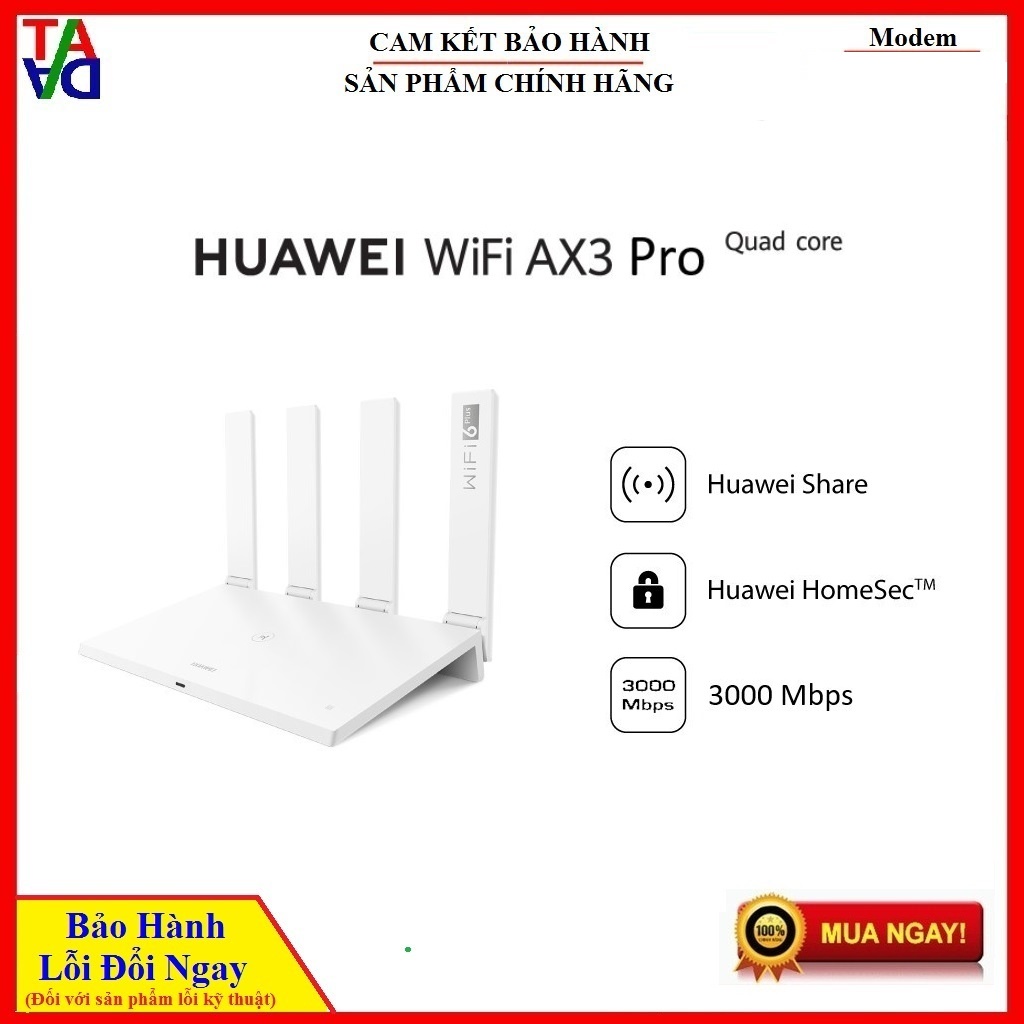 Huawei AX3 Pro Dual Band Wifi 6 Router 3000Mbps 4-core CPU - Genuine product - | Shopee Malaysia