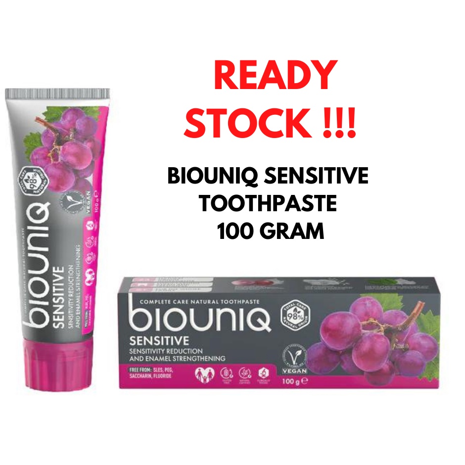 BIOUNIQ SENSITIVE TOOTHPASTE 100 GRAM | Shopee Malaysia
