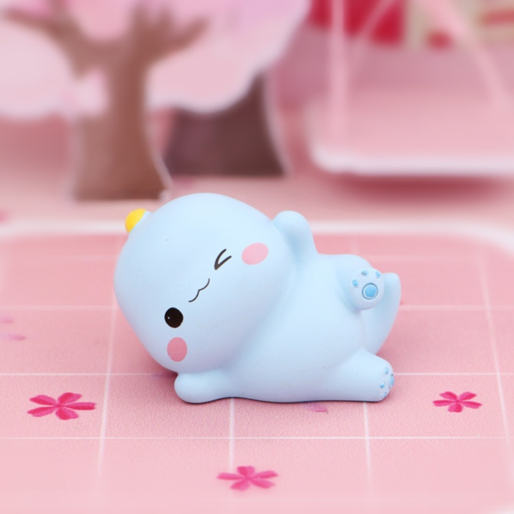 Cute Mini Dinosaur BuBu Resin Toy Deco Display Desktop Table Car Doll ...