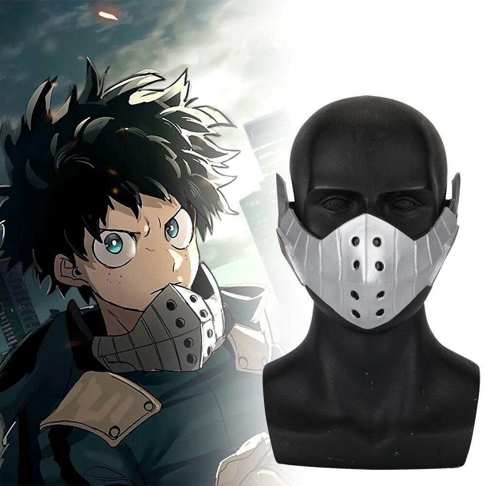 Anime My Hero Academia izuku midoriya Cosplay Mask PVC Boku no Hero ...