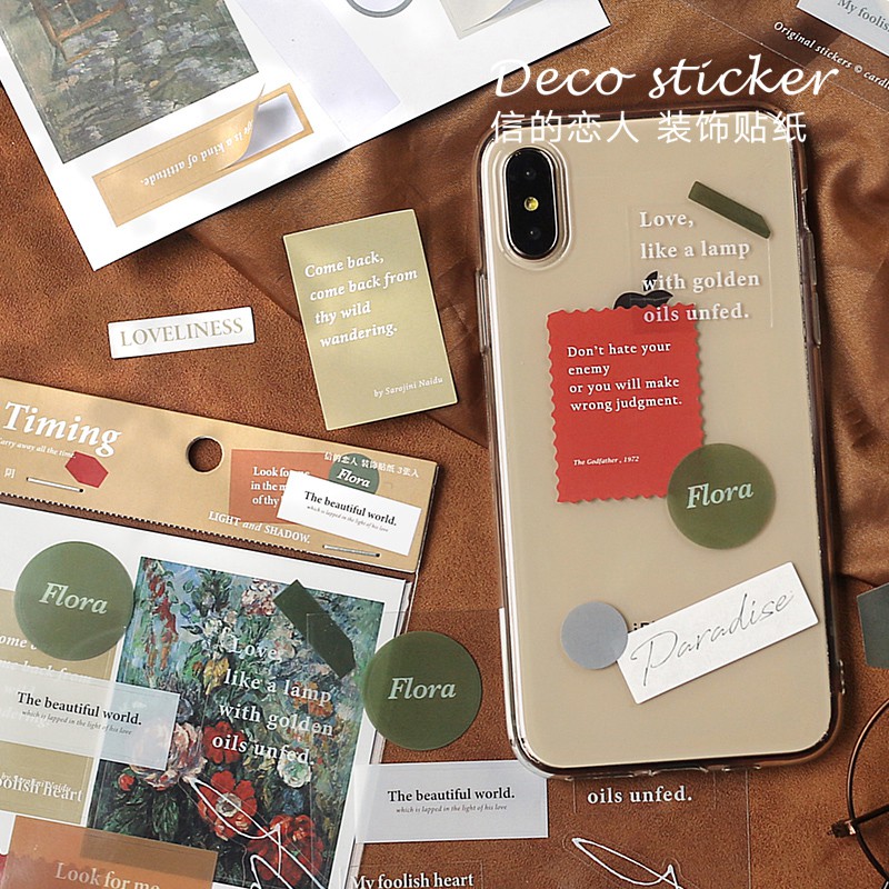 Life and Shadow Series Journal Sticker Sheets for Journaling Bujo Diary ...