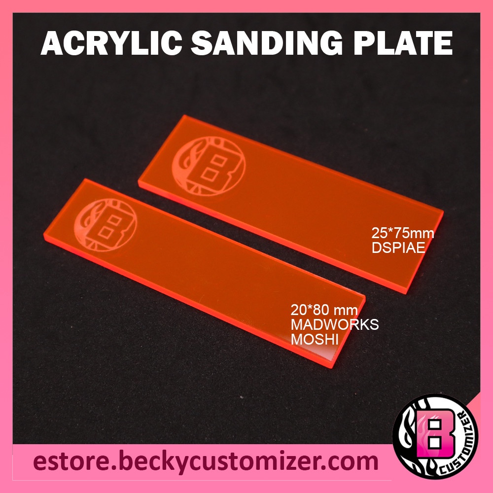 Becky Customizer Acrylic Sanding Plate (3pcs) | Shopee Malaysia