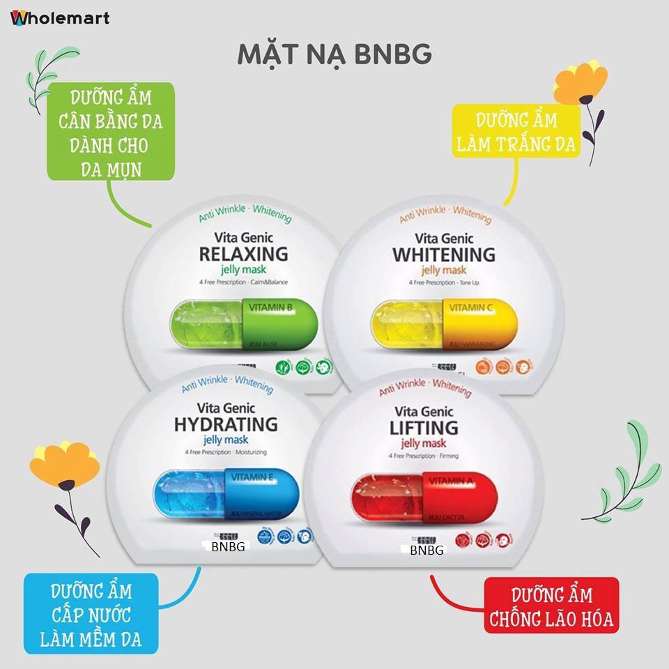 Banobagi Vita Genic Jelly Mask Pieces (box of 10) | Shopee Malaysia