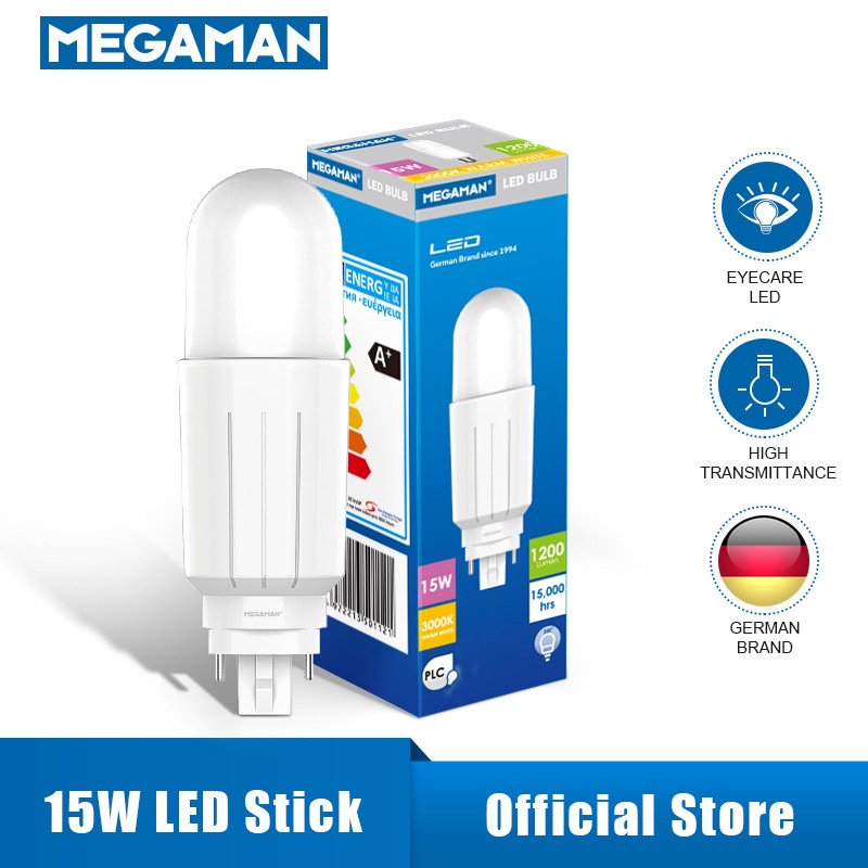 [SIRIM] MEGAMAN LED Bulb 3W 5W 7W 10W 15W Stick Bulb PLC E27 Mentol Table Lamp Ceiling Downlight ...