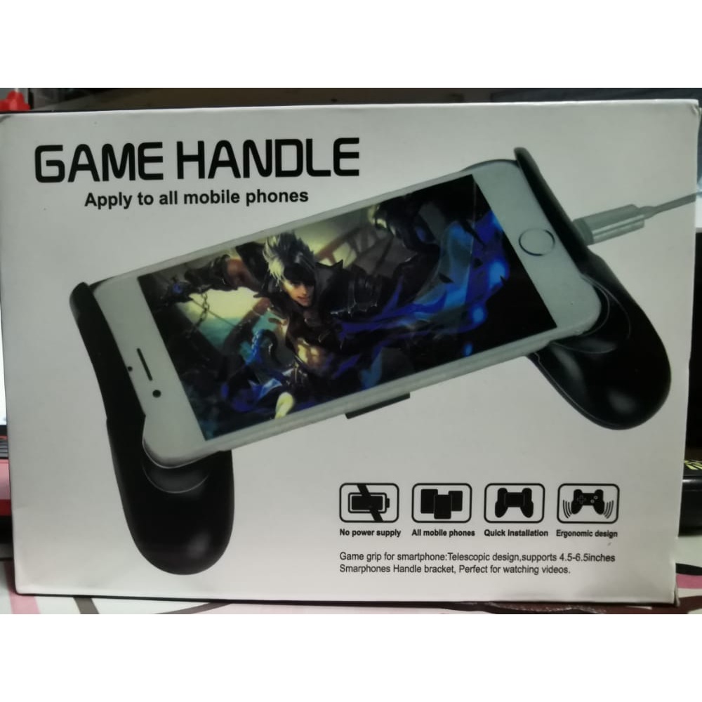 BMS GAME HANDLE /GAME PAD (ERGONOMIC DESIGN) APPLY TO ALL MOBILE PHONES ...