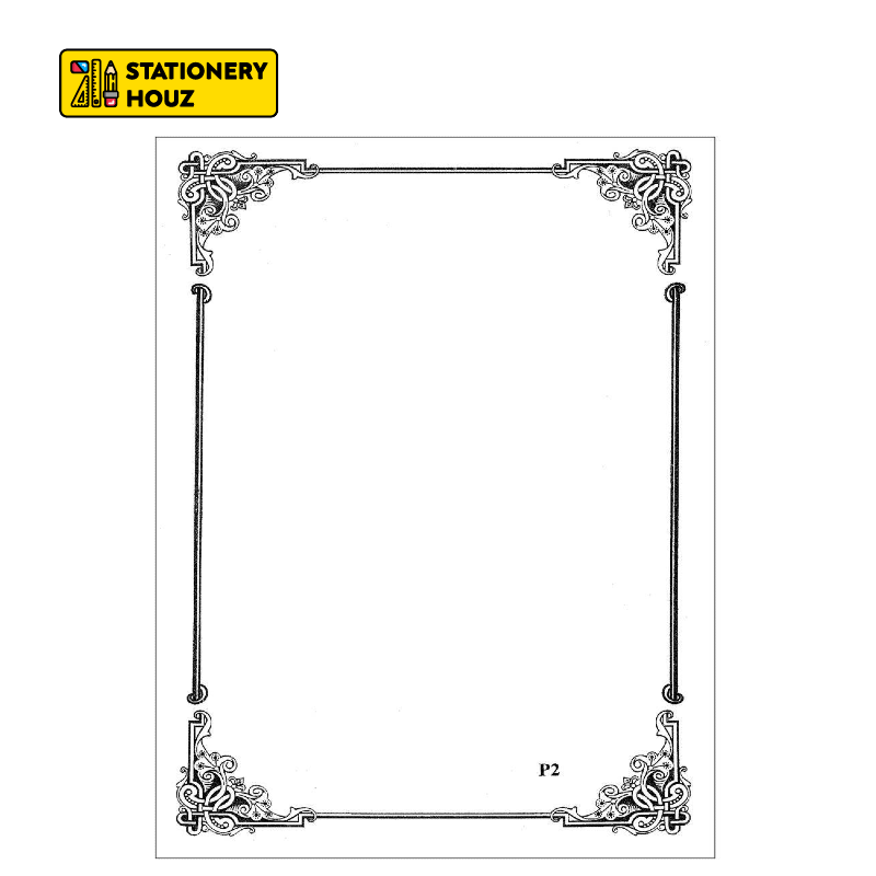 Stationery Houz A4 Hotstamping Certificate Paper with RED SEAL 160 gsm ...