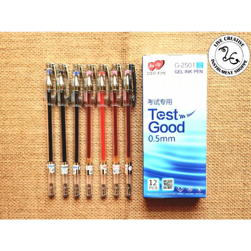 ZHI XIN Test Good Gel Pen 0.5mm - Per Piece (G-2501) | Shopee Malaysia