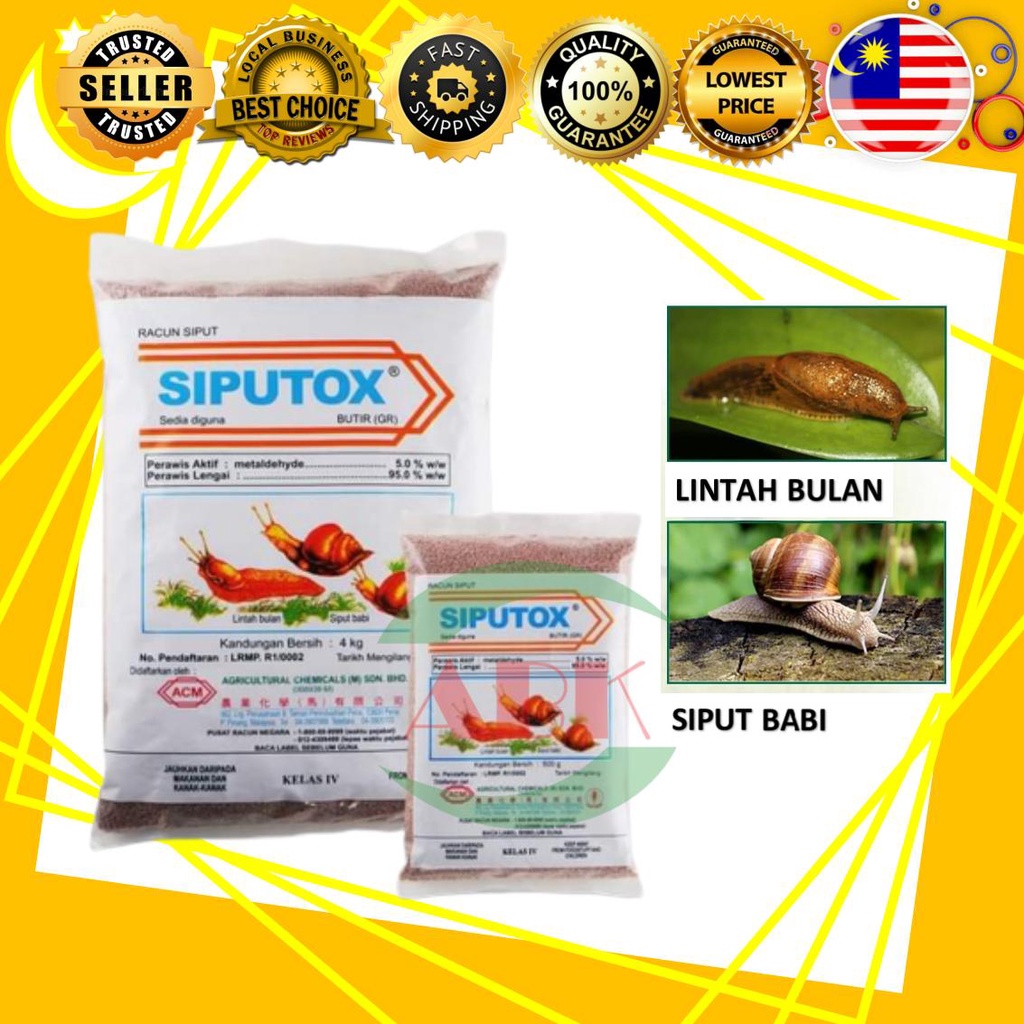 [OFFICIAL SELLER] 500GM RACUM SIPUT / LINTAH BULAN / SIPUT BABI ACM ...