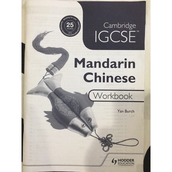 [Hodder Education] Cambridge IGCSE Mandarin Chinese Workbook | Shopee Malaysia