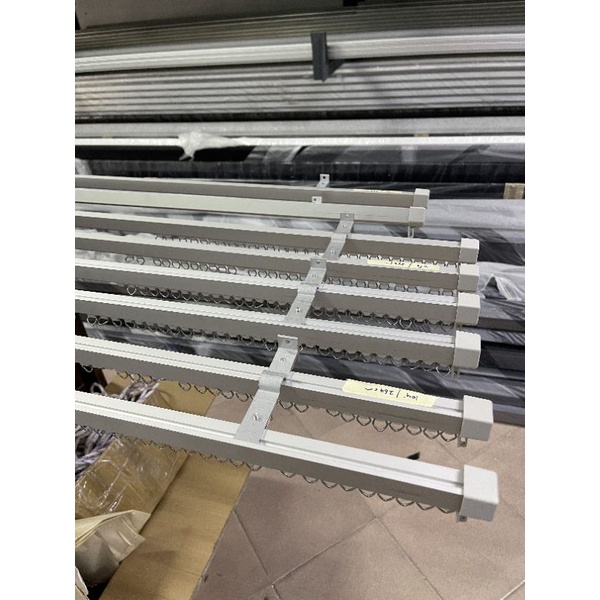 🔥🔥Ready Stock🔥🔥SUPER DOSO (Aluminium Curtain Rail Silver/Brown)Double ...
