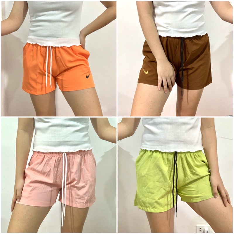 Women Taslan Short (Assorted LOGO) | Shopee Malaysia