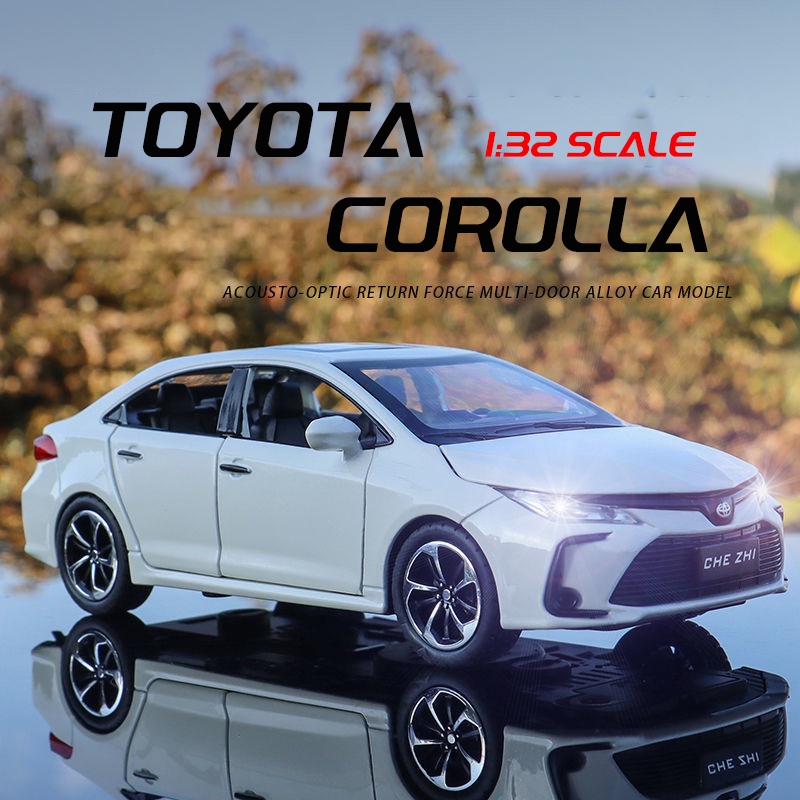 1/32 Toyota Corolla diecast car chezhi Zinc Alloy Model Toys Cars for 3 ...