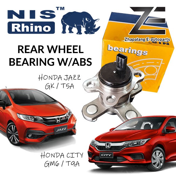 NIS Rhino Honda City GM6 T9A / Jazz GK T5A 2014-2019 Rear Wheel Bearing ...