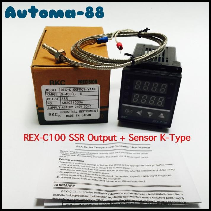 Rex C100 Japan Rex-C100Fk02-Vxan Out Ssr Sensor Thermocouple Package | Shopee Malaysia