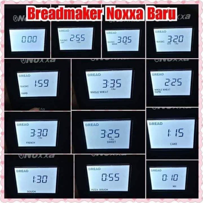 [KUTU SAHAJA]🔹BreadMaker Noxxa 🔷 Oven Pembuat Roti/Pembakar NoxxA ...