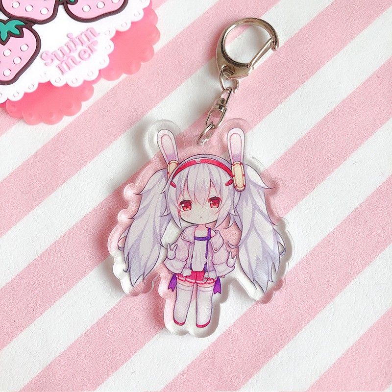 Anime Keychain Azur Lane Javelin Jupiter Ayanami Atago double ...