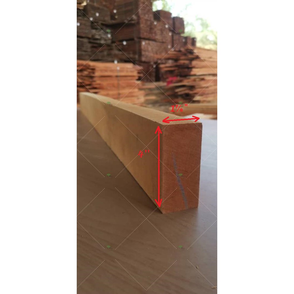 Kayu Balau 2 X 4 X 4 FEET / Balau Timber / Hardwood. Special size inbox ...
