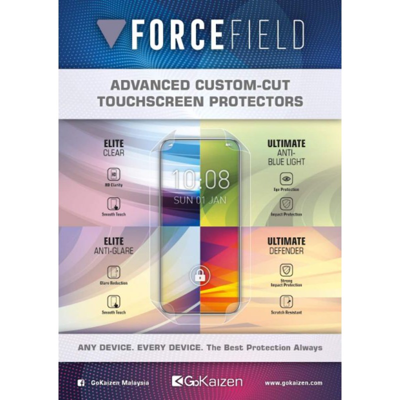 All Phone Model Kaizen Screen Protector Explosion Proof Film (Clear ...