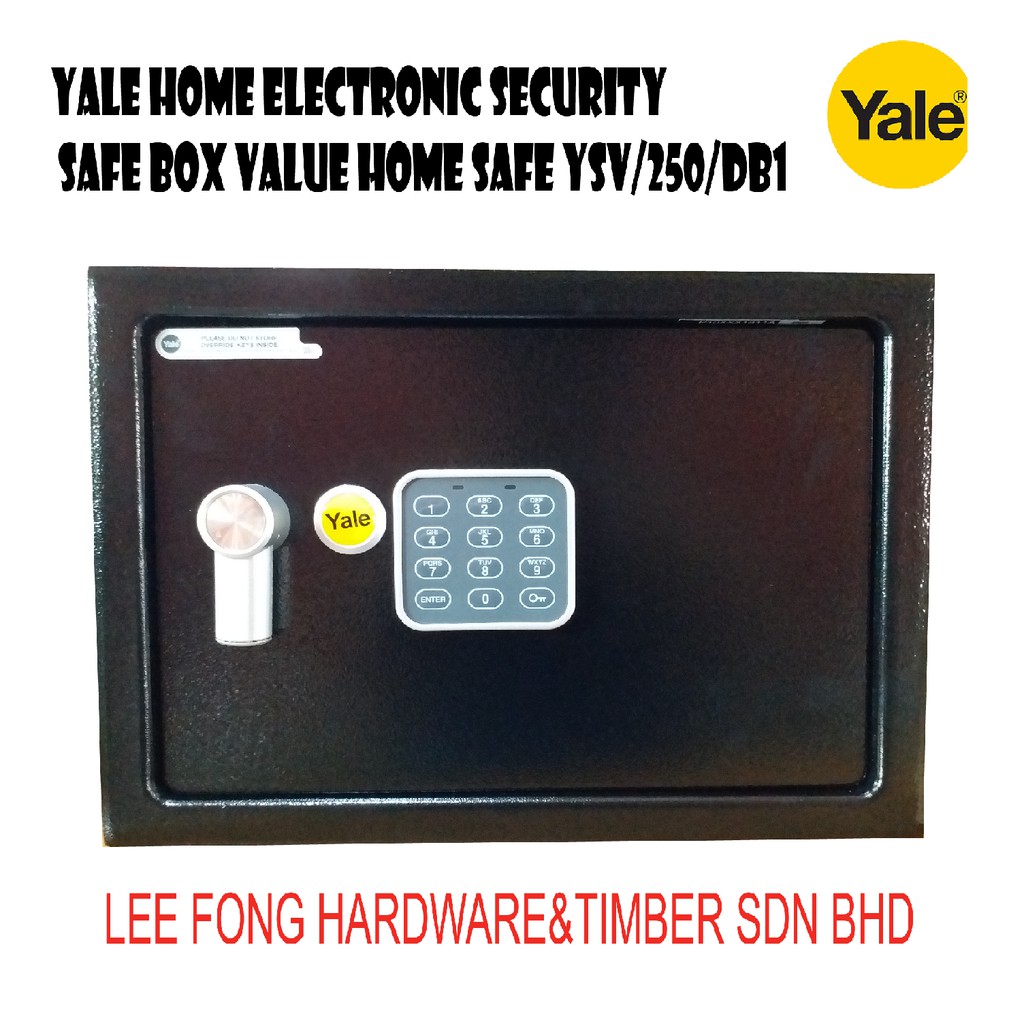 Yale Home Electronic Security Safe Box Value Home Safe YSV/250/DB1 ...
