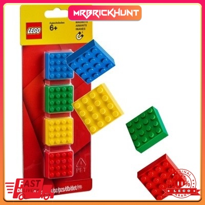 [MrBrickHunt] Lego 853915 4x4 Brick Magnet | Block Toys | | Shopee Malaysia