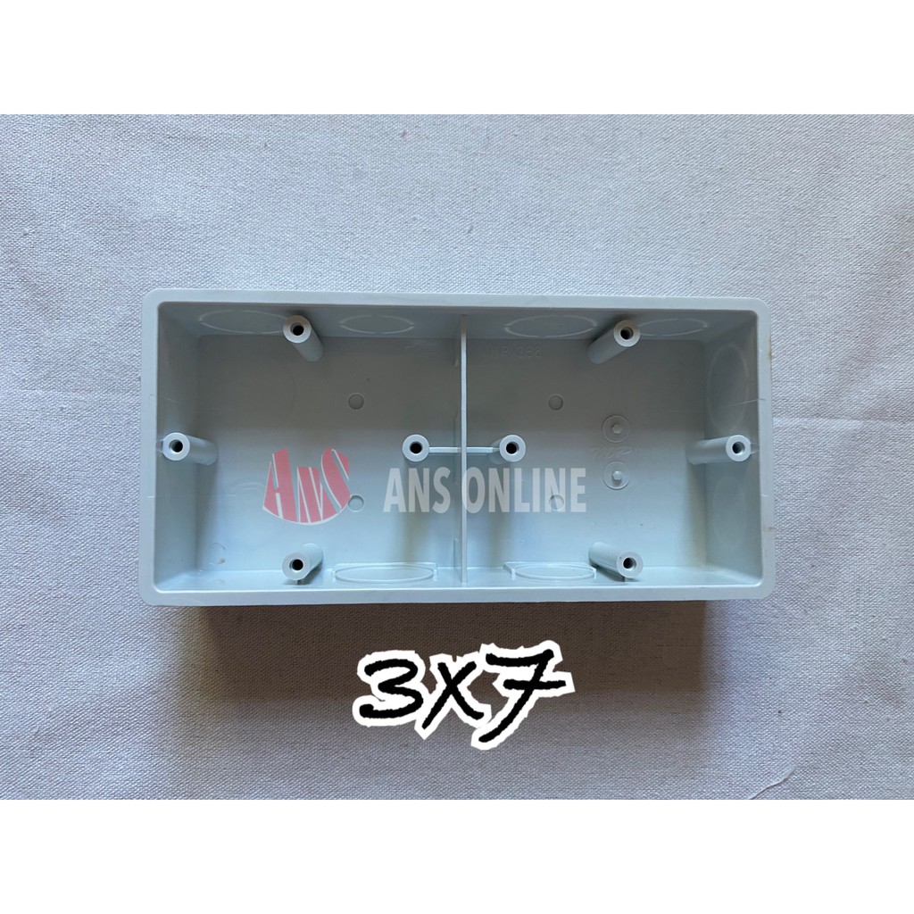 White Conceal Box 3x3 / 3x7 / 3x3 Joint Base Box | Shopee Malaysia