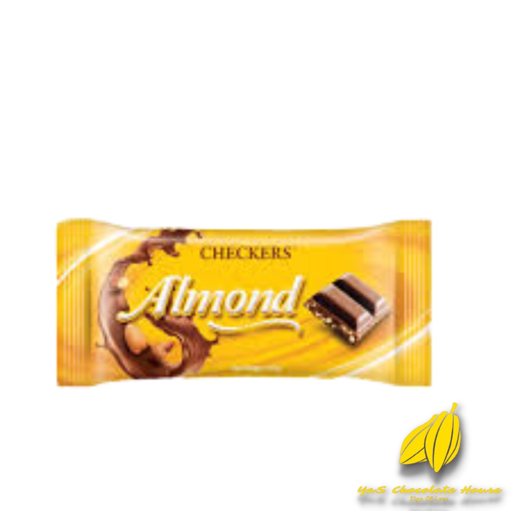 Checkers Almond Chocolate Bar 140g | Shopee Malaysia