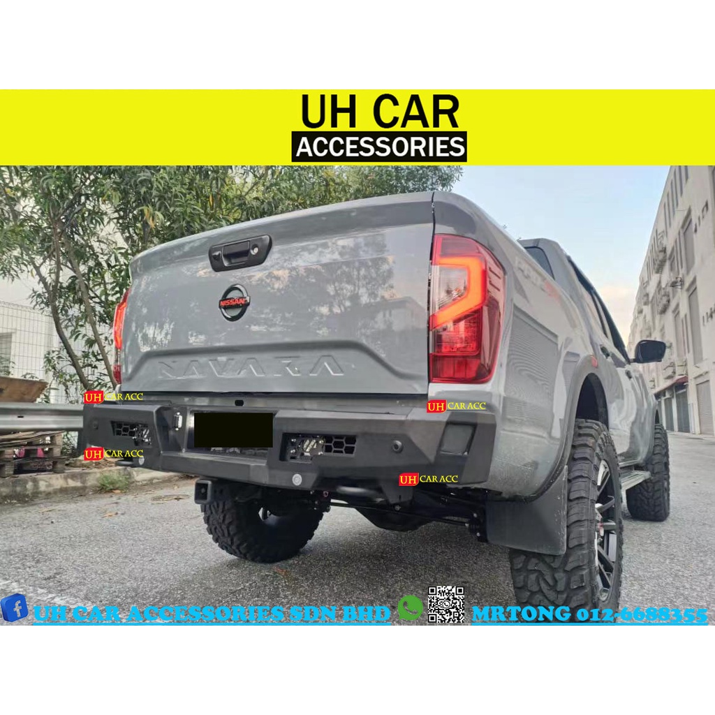 Nissan navara np300 pro4x force op2 steel rear bumper bull bar | Shopee ...