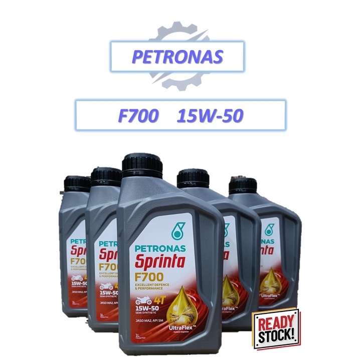 Original Petronas Sprinta F700 Semi Synthetic 4T Motorcycle Engine Oil ...