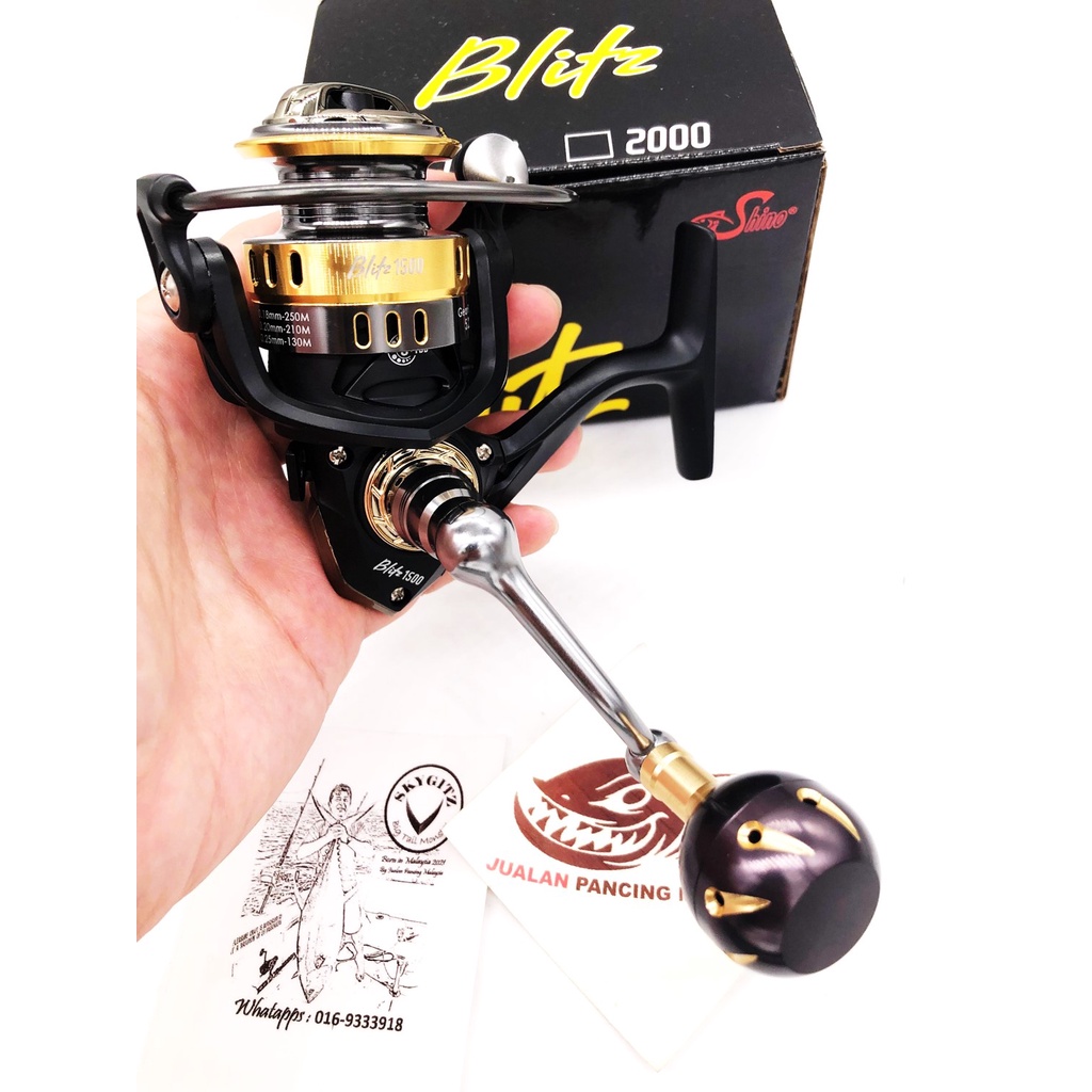 SHINO 2021 Blitz 1500 ULTRALIGHT SPINNING REEL | Shopee Malaysia
