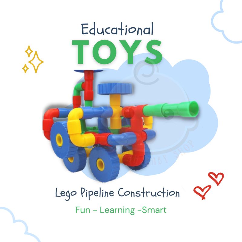 Lego Pipeline Construction Educational/Blocks Toys Assembling(Ready ...