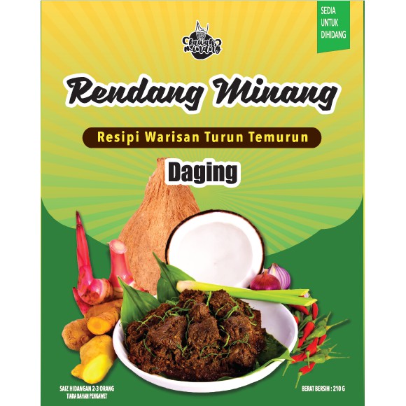 Rendang Daging Minang - Kawah Minang | Shopee Malaysia