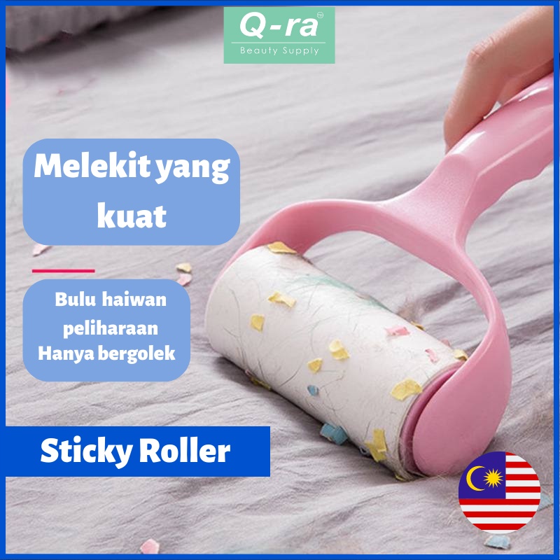 Reusable Sticky Lint Roller Dust Hair Remover Refillable Cloth Cleaner ...
