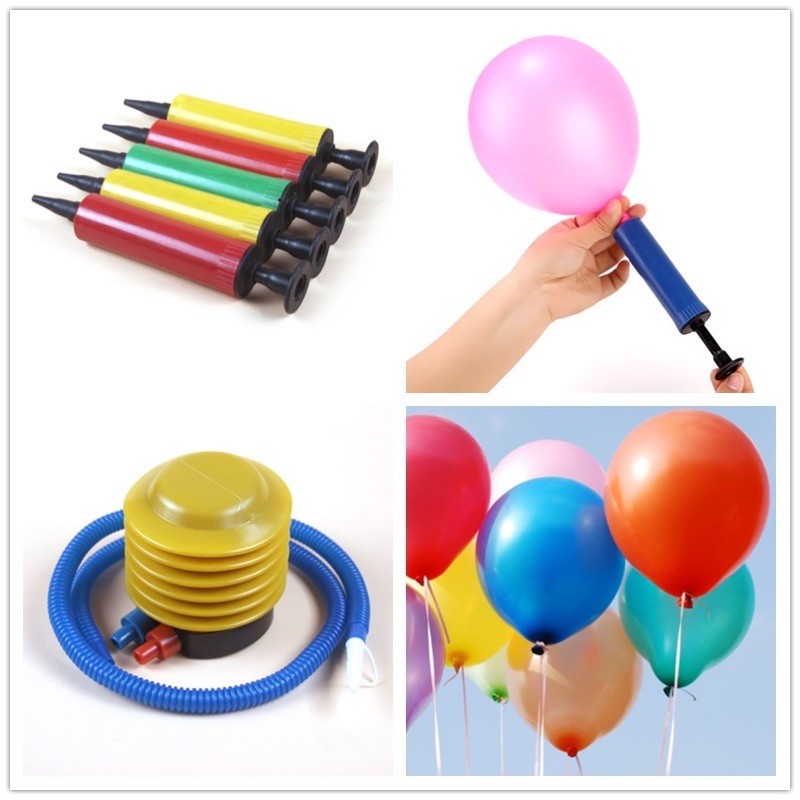 Large Hand Pump Mini Balloon Hand Pump Inflator Big Colorful Hand Held ...