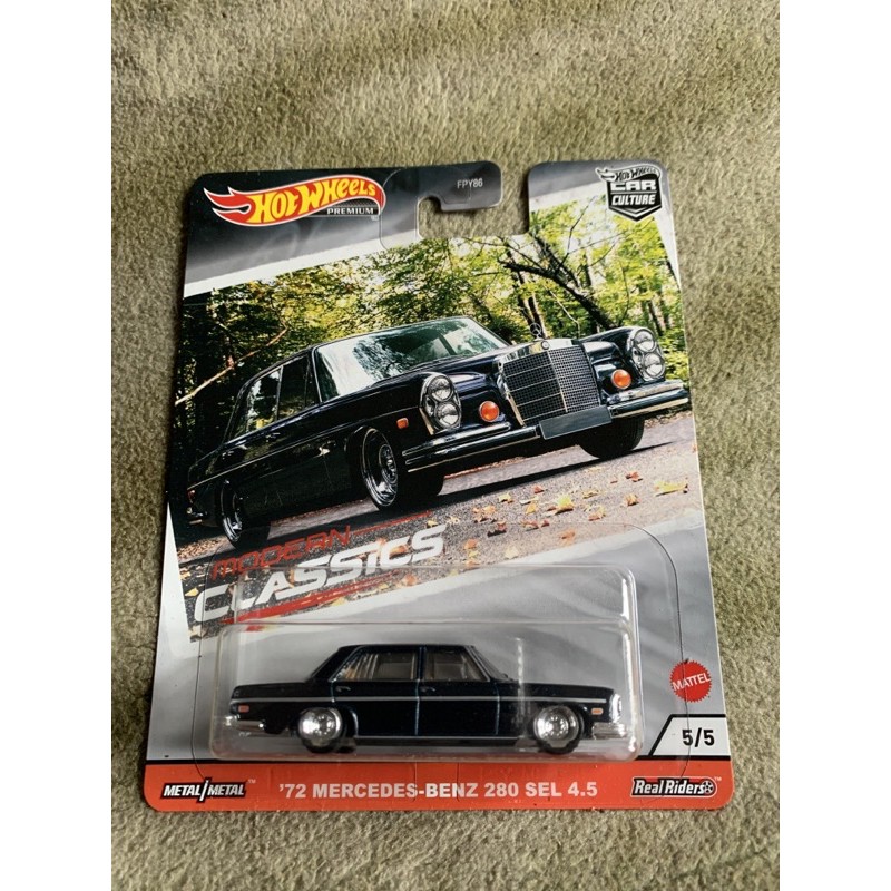 Hot Wheels Modern Classics 72 Mercedes-Benz 280 SEL 4.5 Black | Shopee Malaysia