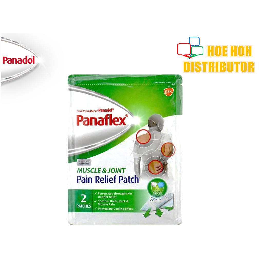 Panadol PanaFlex Pain Relief Patch 2 pcs / Pack (Muscle & Join Pain ...