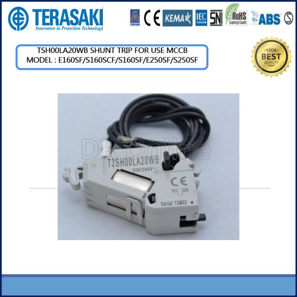 TERASAKI SHUNT TRIP FOR S100SF S160SCF E160SF E250SF S250SF MCCB ...