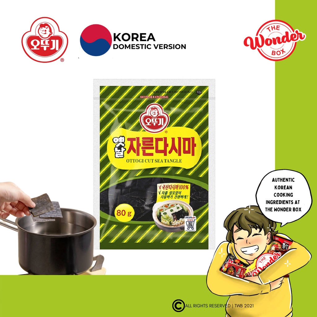 MADE IN KOREA | Korean OTTOGI Cut Sea Tangle / Kombu / Dasima / Kelp ...