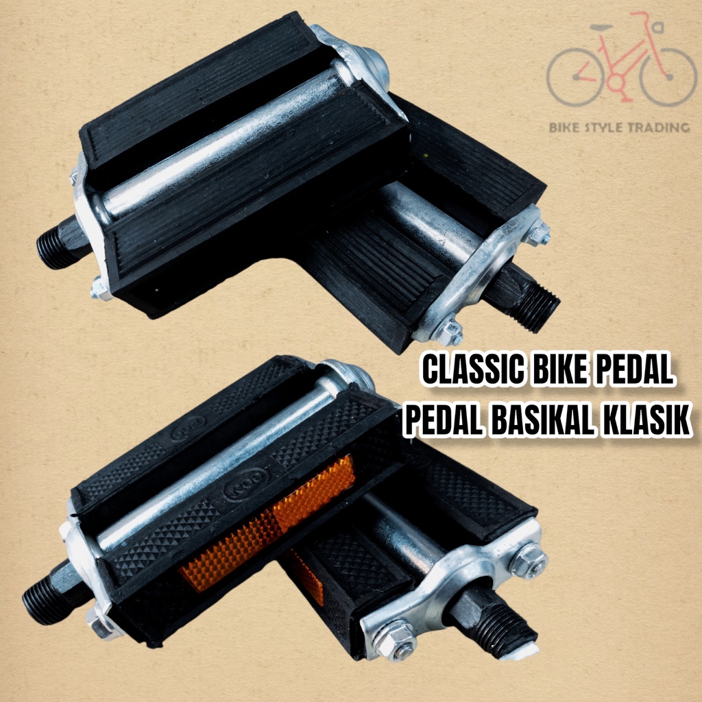 CLASSIC BIKE PEDAL PARTS BICYCLE VINTAGE BASIKAL TUA LAMA BARANG ANTIK ...