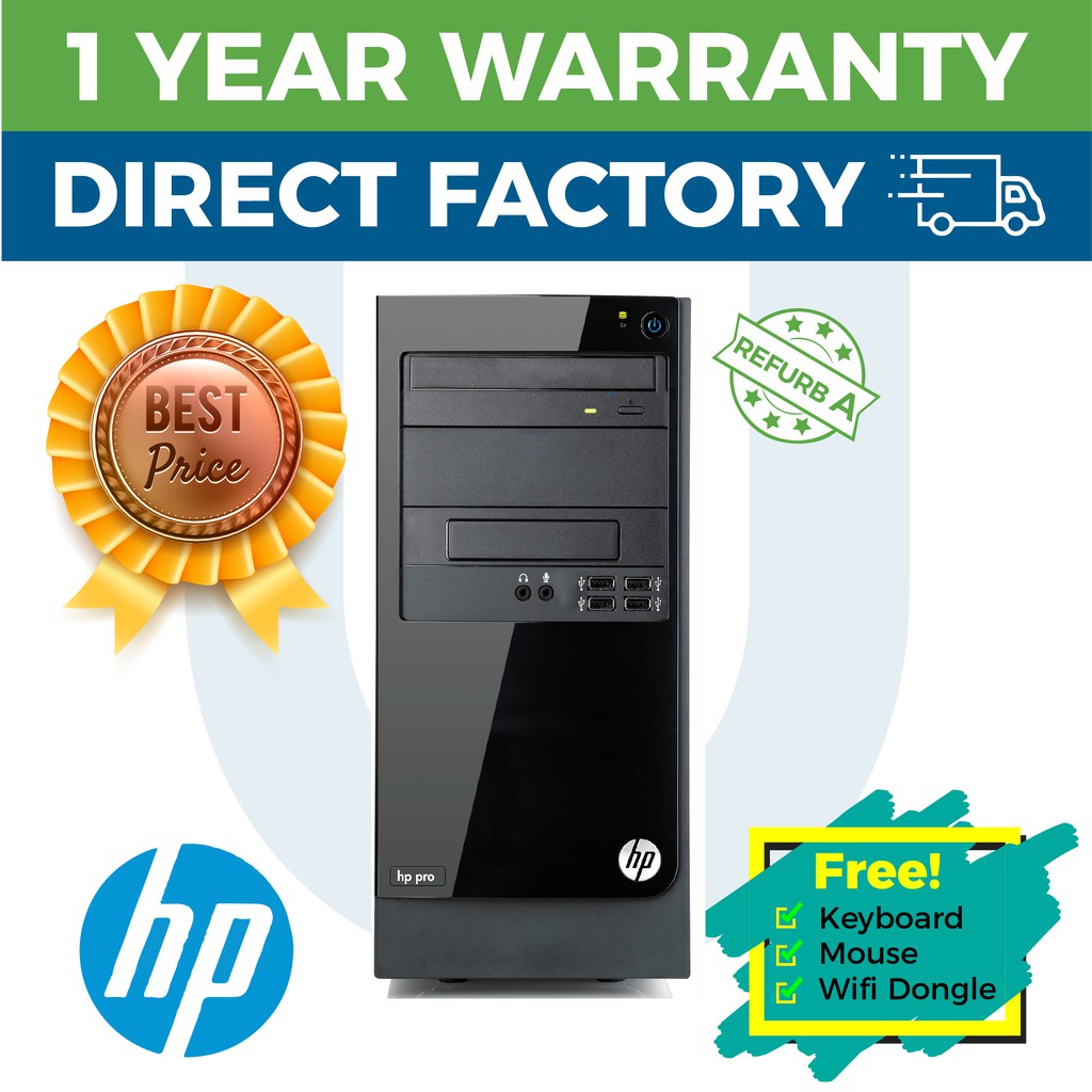 HP PRO 3330 MT i3 3.30Ghz 2nd GEN [Refurbished Desktop] | Shopee Malaysia