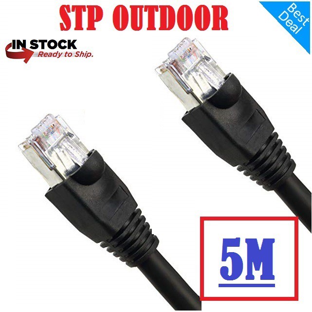Stp Cat5 5M OUTDOOR LAN Cable - Cat5 FTP Ready To Use 5 Meters | Shopee Malaysia