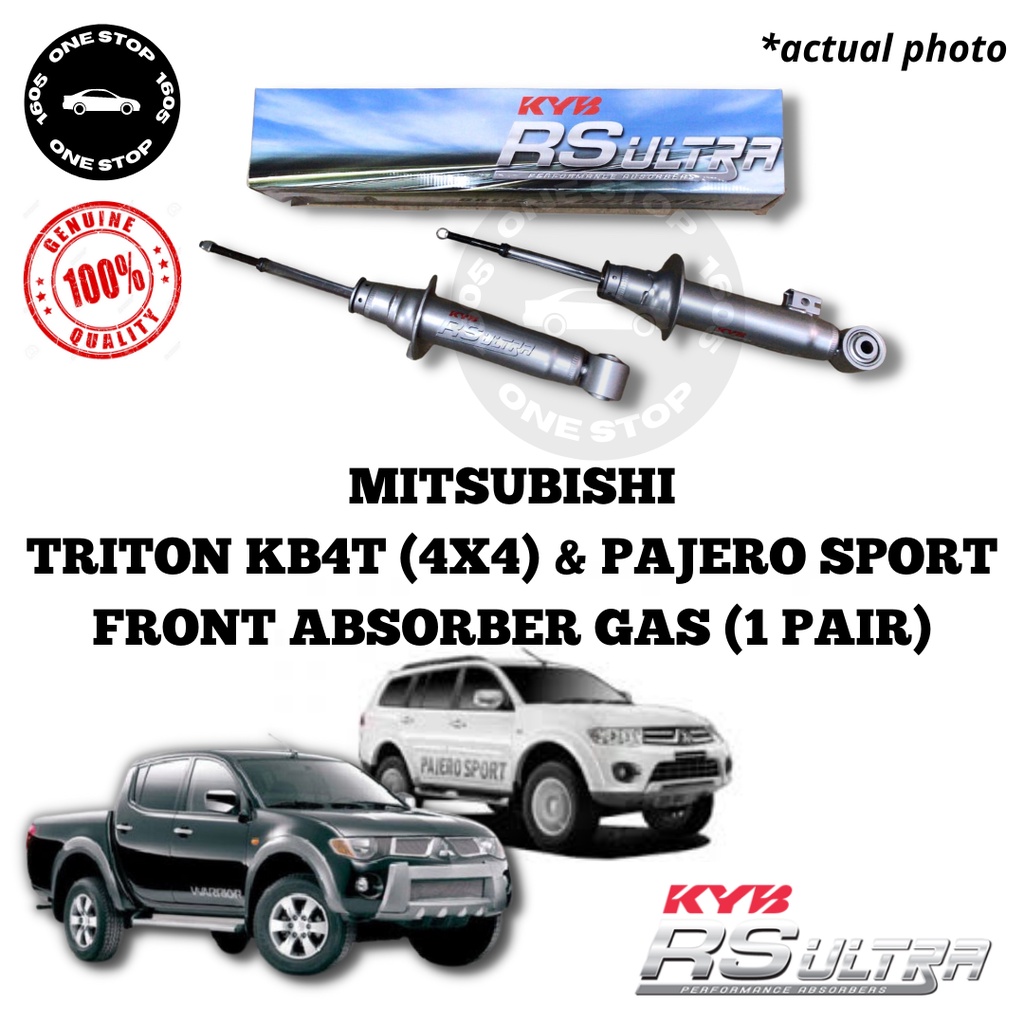 MITSUBISHI TRITON KB4T 4X4 & PAJERO SPORT FRONT/ DEPAN KYB KAYABA RS ...