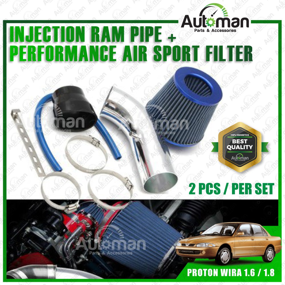 Proton Wira 1.6 1.8 Fuel Injection Intake Open Pod Pipe Ram Pipe with ...
