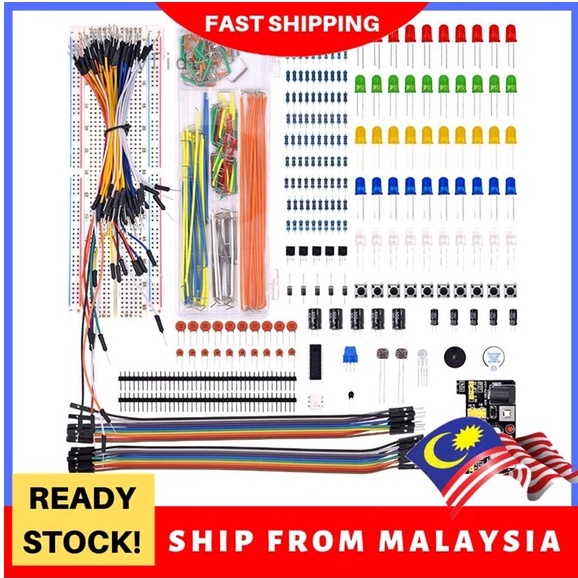 [Ready Stock] Electronic Components Breadboards Starter Kit Set For ...