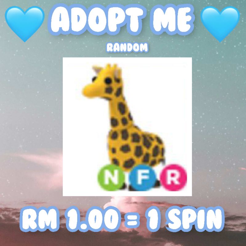 Adopt me (random/spin pets) | Shopee Malaysia